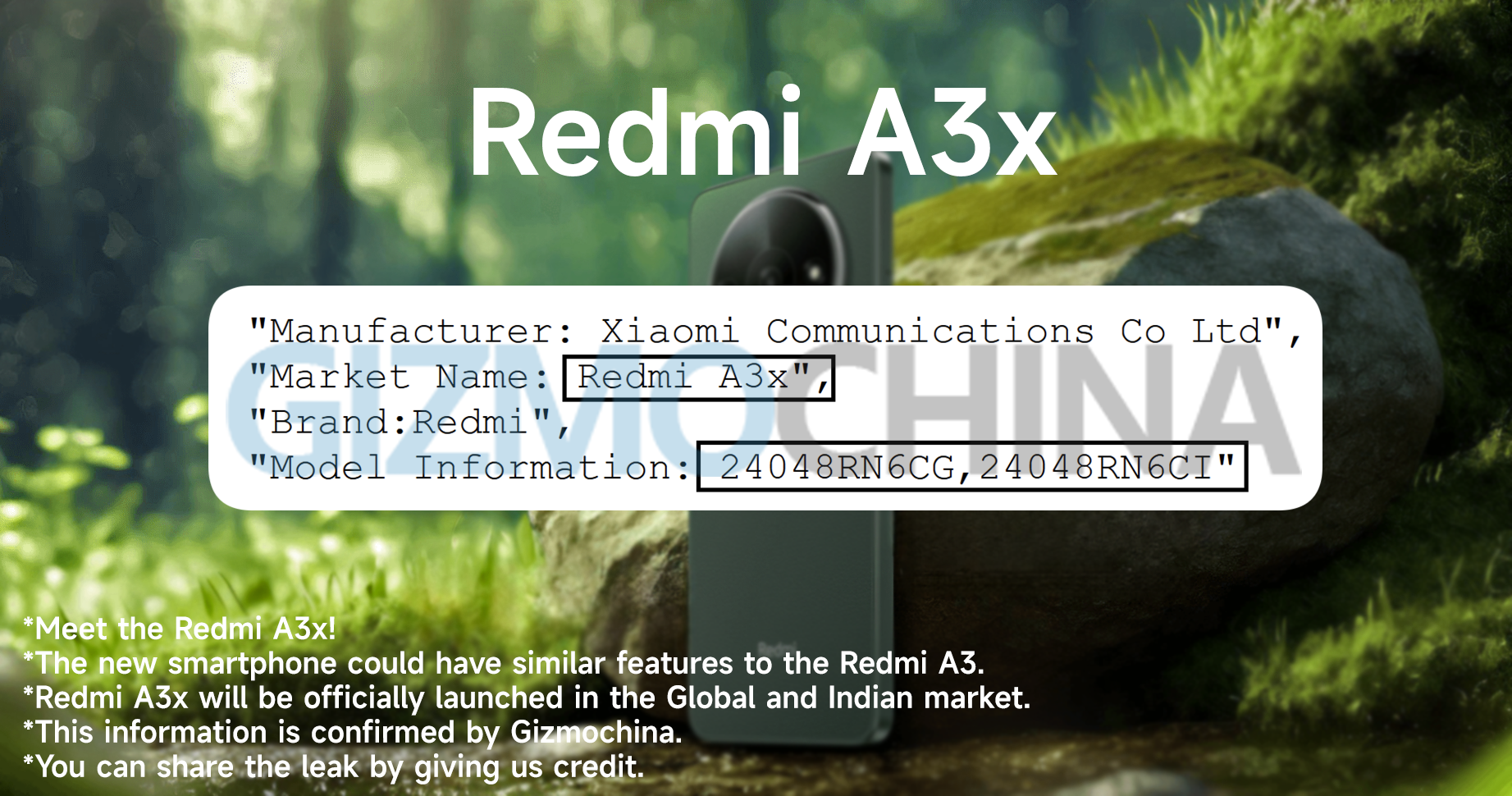 Redmi A3x is launching soon, get ready! - Gizmochina