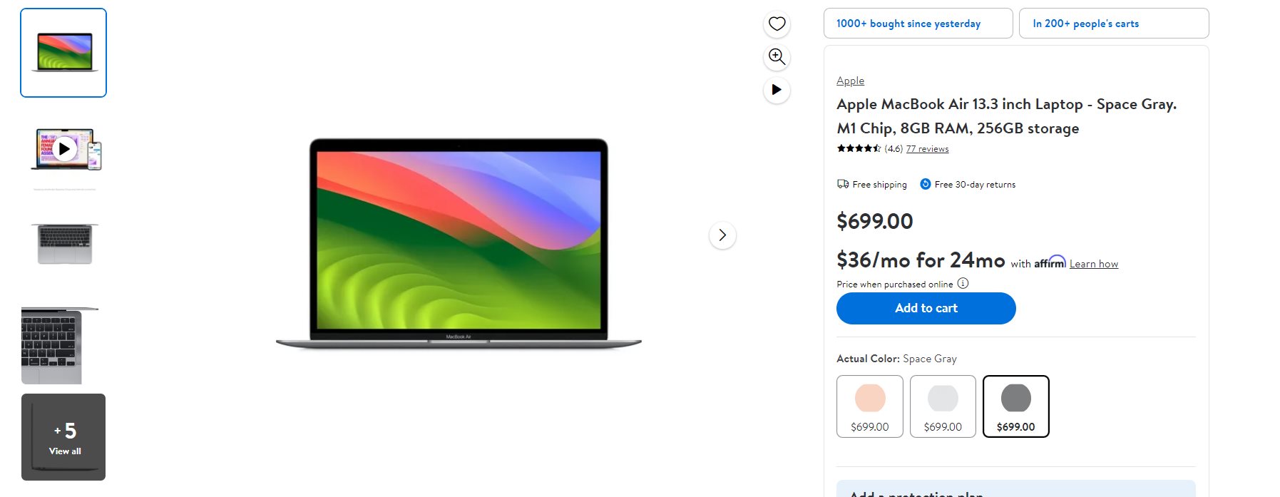 Hot Deal: MacBook Air M1 goes on sale for $699 - Gizmochina
