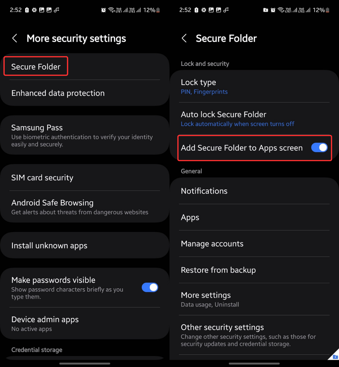 How to Hide Apps in Samsung With Password - Gizmochina