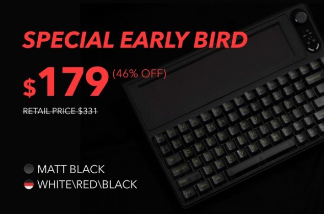 Valmond unveils a retro-looking mechanical keyboard with a 10.1 ...