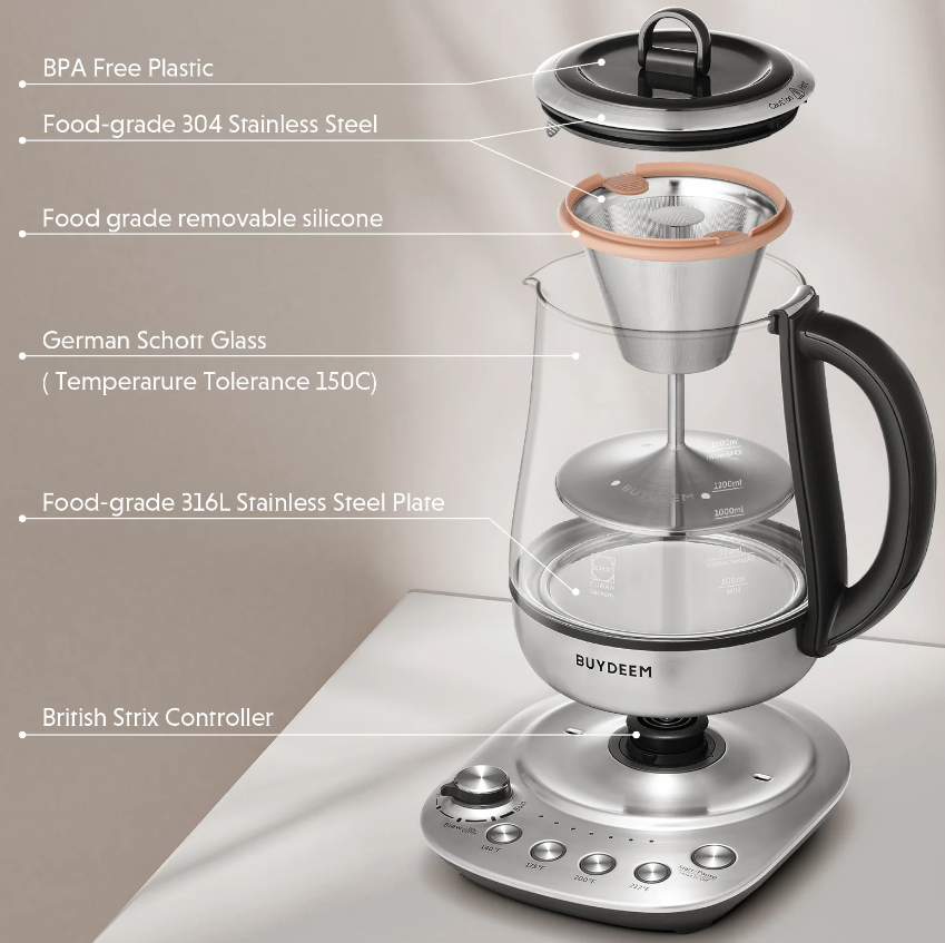 BUYDEEM 4th Anniversary Sale: Get K176 Electric Steam Brewer at a Special Early Bird Price ...