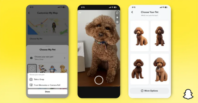 Snapchat Now Lets Users Convert their Pets into AI Avatars - Gizmochina