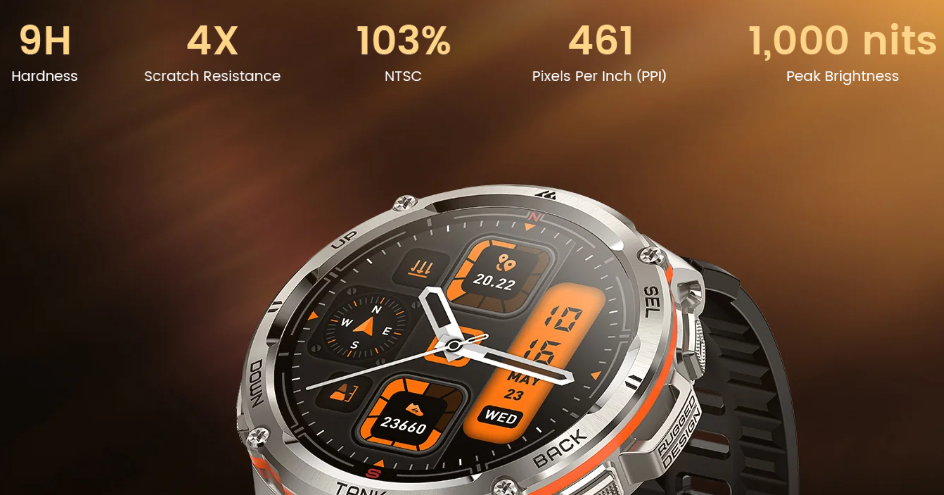Kospet Tank T3 Ultra rugged smartwatch with compass, altimeter & GPS ...