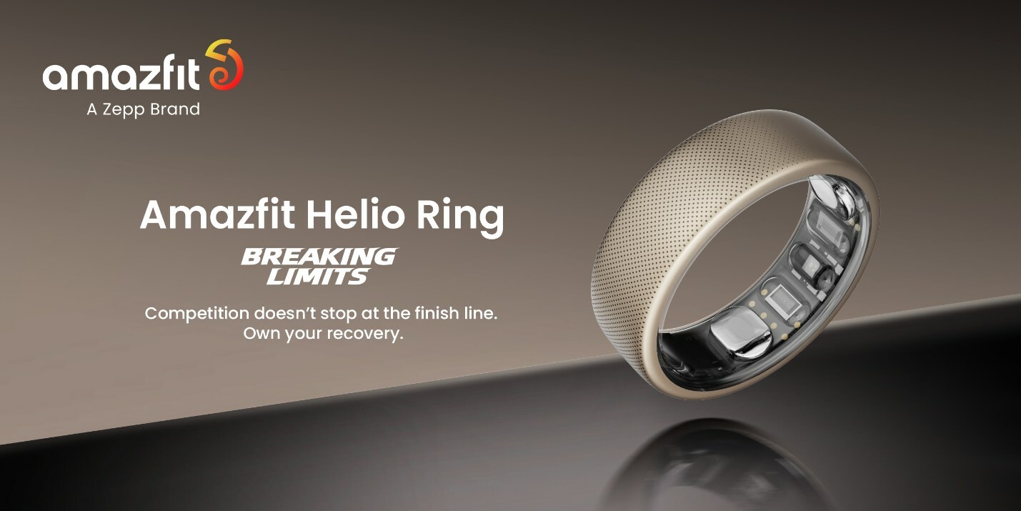 Amazfit Helio smart ring released in the US with discounts on flagship smartwatches - Gizmochina