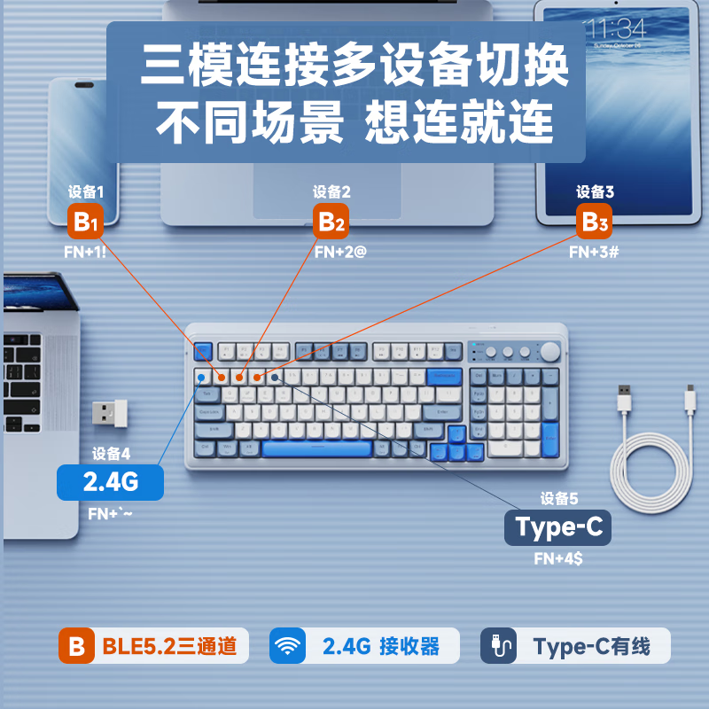 Lingbao K01: Don't Let the Price Fool You, This Keyboard Does It All - Gizmochina