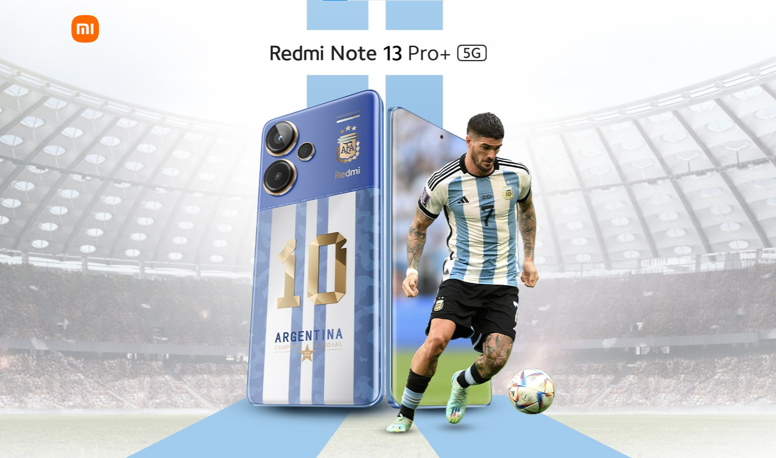 Redmi Note 13 Pro+ World Champions Edition with a collector's box ...