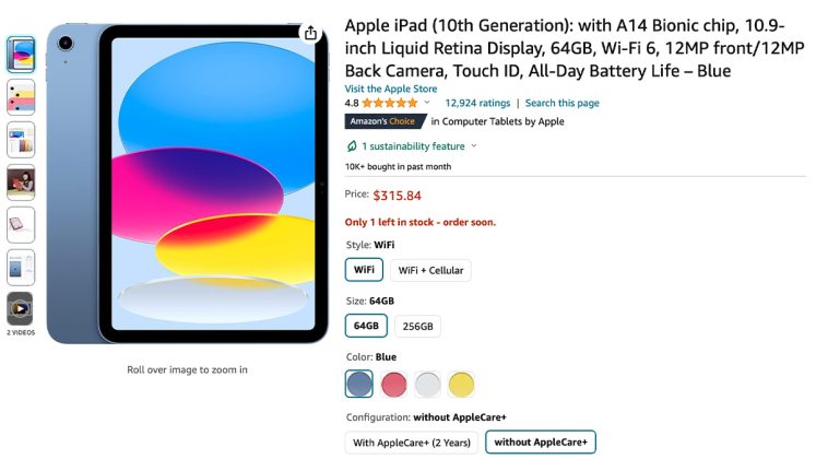 Apple iPad (10th Gen, 64GB) Now at Its Lowest Price Ever! - Gizmochina