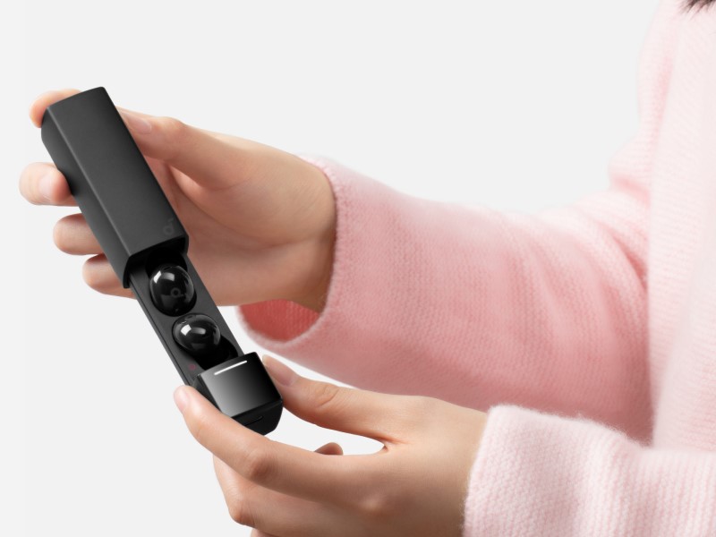 Anker Soundcore A30i ANC earbuds with a lipstick-like charging case ...