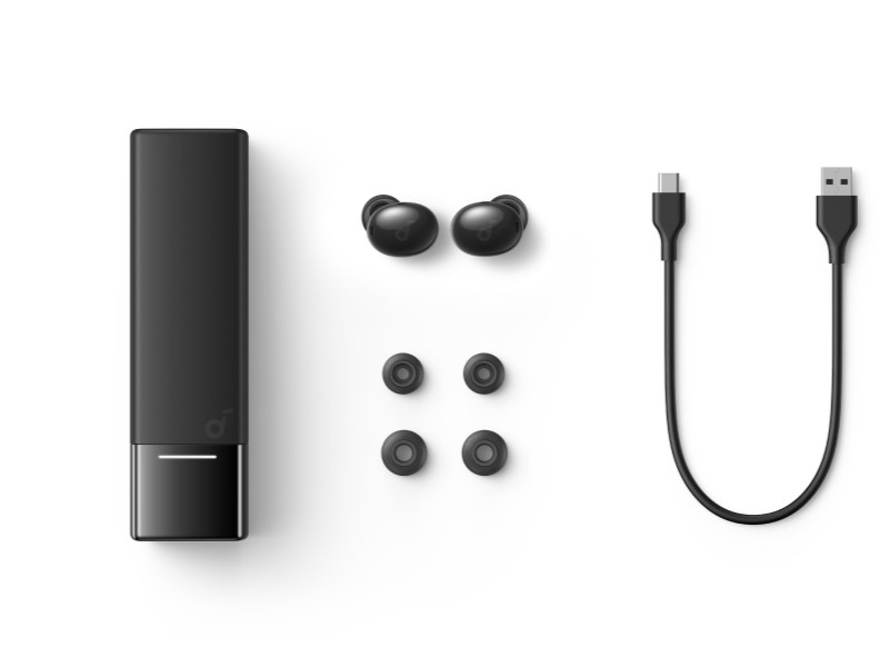 Anker Soundcore A30i ANC earbuds with a lipstick-like charging case ...