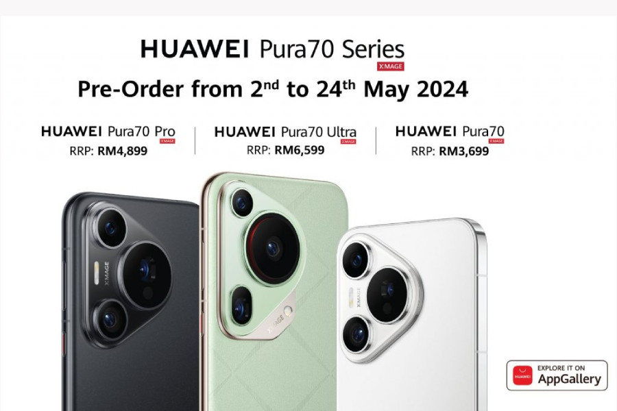 Huawei Pura 70 series now is available in Malaysia, including Pura 70 Ultra with Kirin 9010, a ...