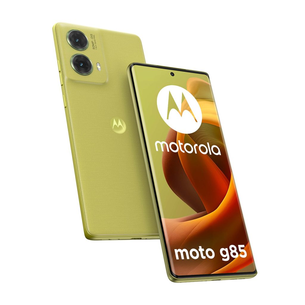 Moto G85 design leaked again! Curved display & bright leather variant ...