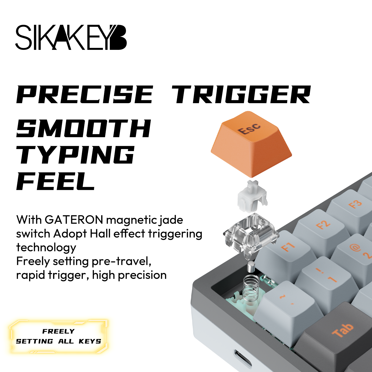 Sikakeyb launches Castle CK75 mechanical keyboard with Gateron Magnetic ...