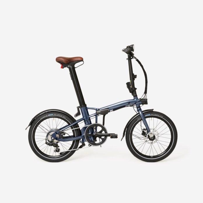Decathlon BTWIN E-Fold 900 electric bike with a folding design, 55km ...