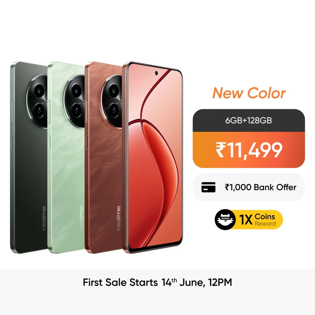 Realme C65 5G Speedy Red color launched with Rs 1,000 bank discount ...