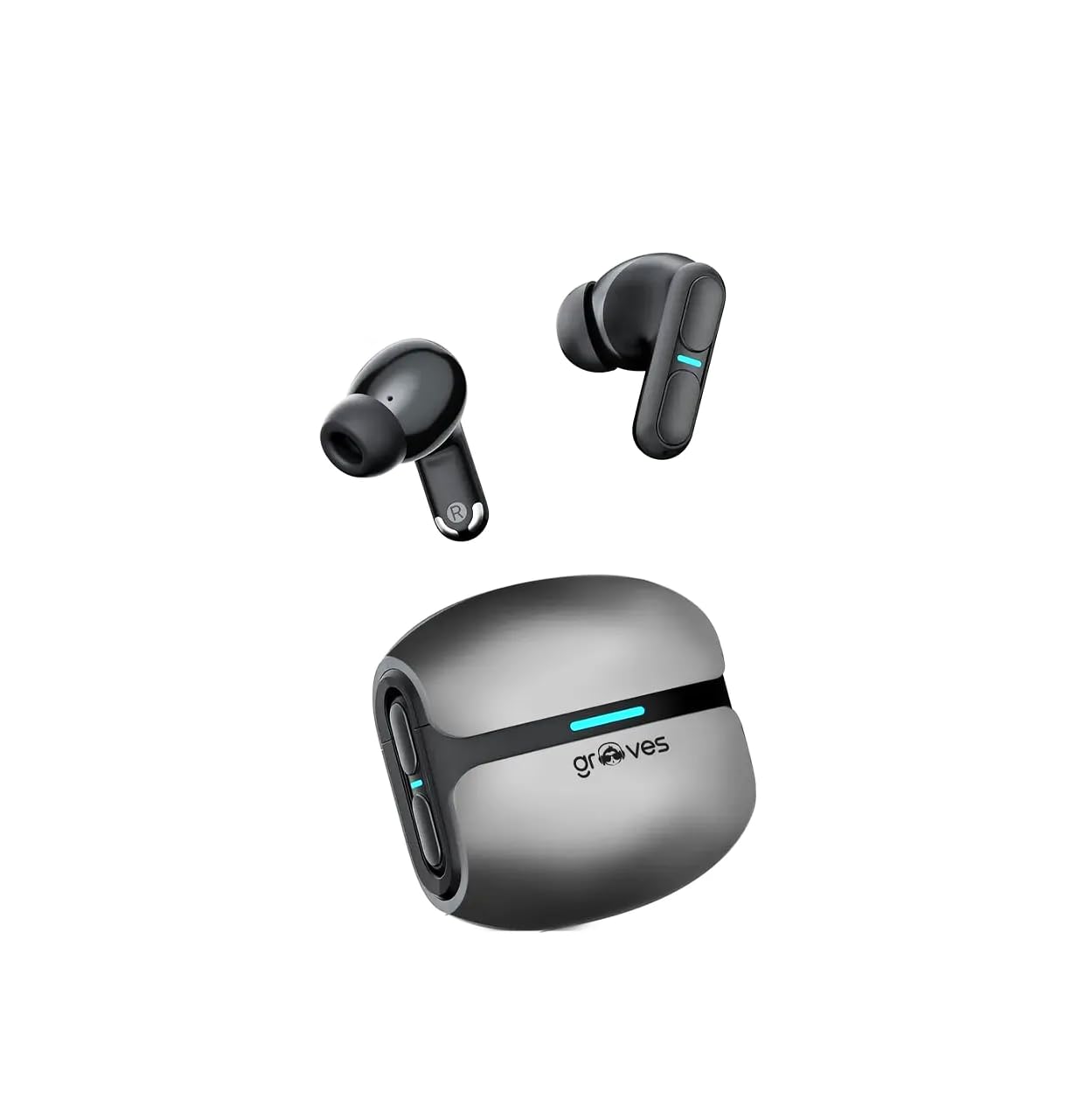 Groovers Theta gaming earbuds with 45 ms low-latency mode, LED lights ...