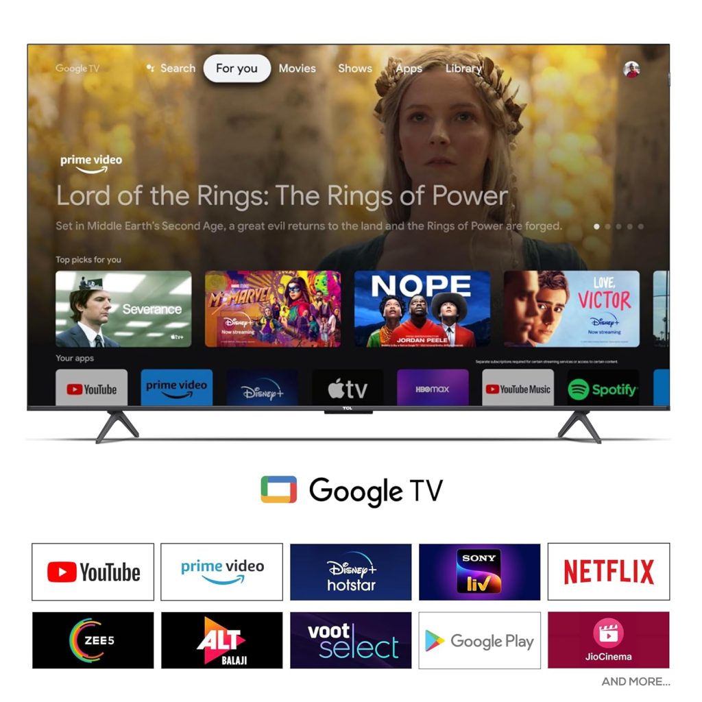 TCL C61B 4K QLED Google TVs with up to 120Hz refresh rate & Dolby Atmos ...