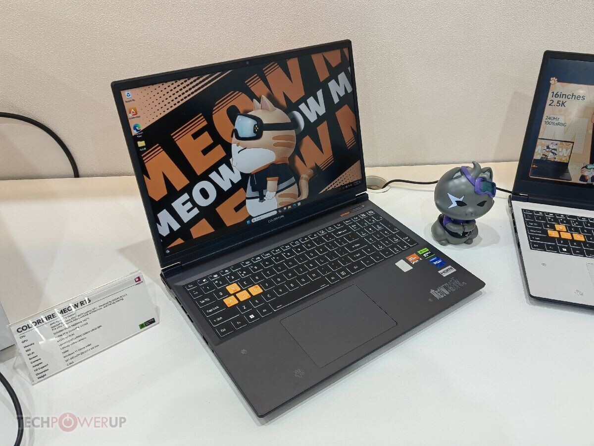 Colorful Colorfire MEOW gaming laptop with Ryzen 7 SoC unveiled for the ...