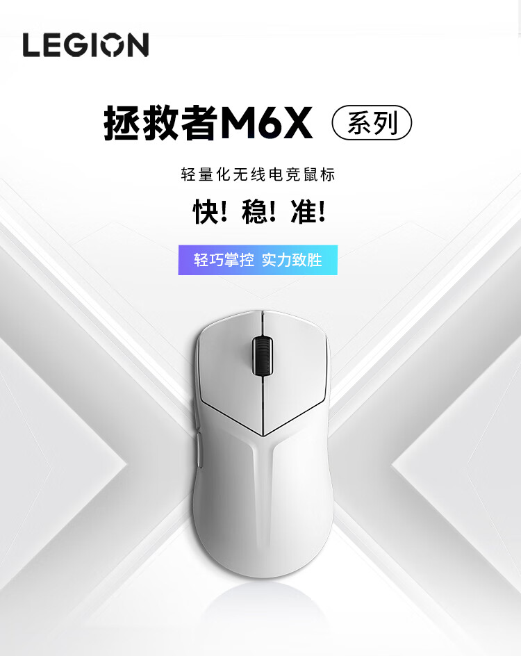 Lenovo Legion M6X Pro gaming mouse with triple connectivity, PixArt ...