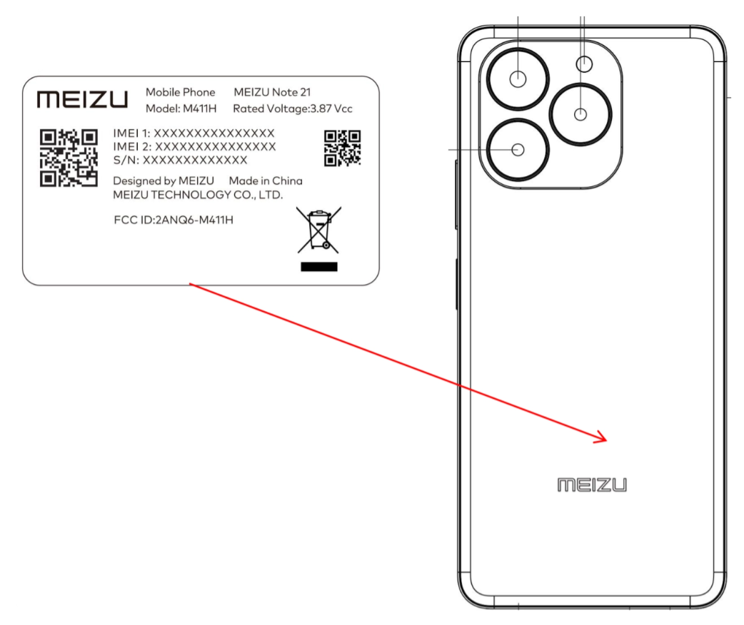 Meizu Note 21 and Note 21 Pro passed FCC certification - Gizmochina