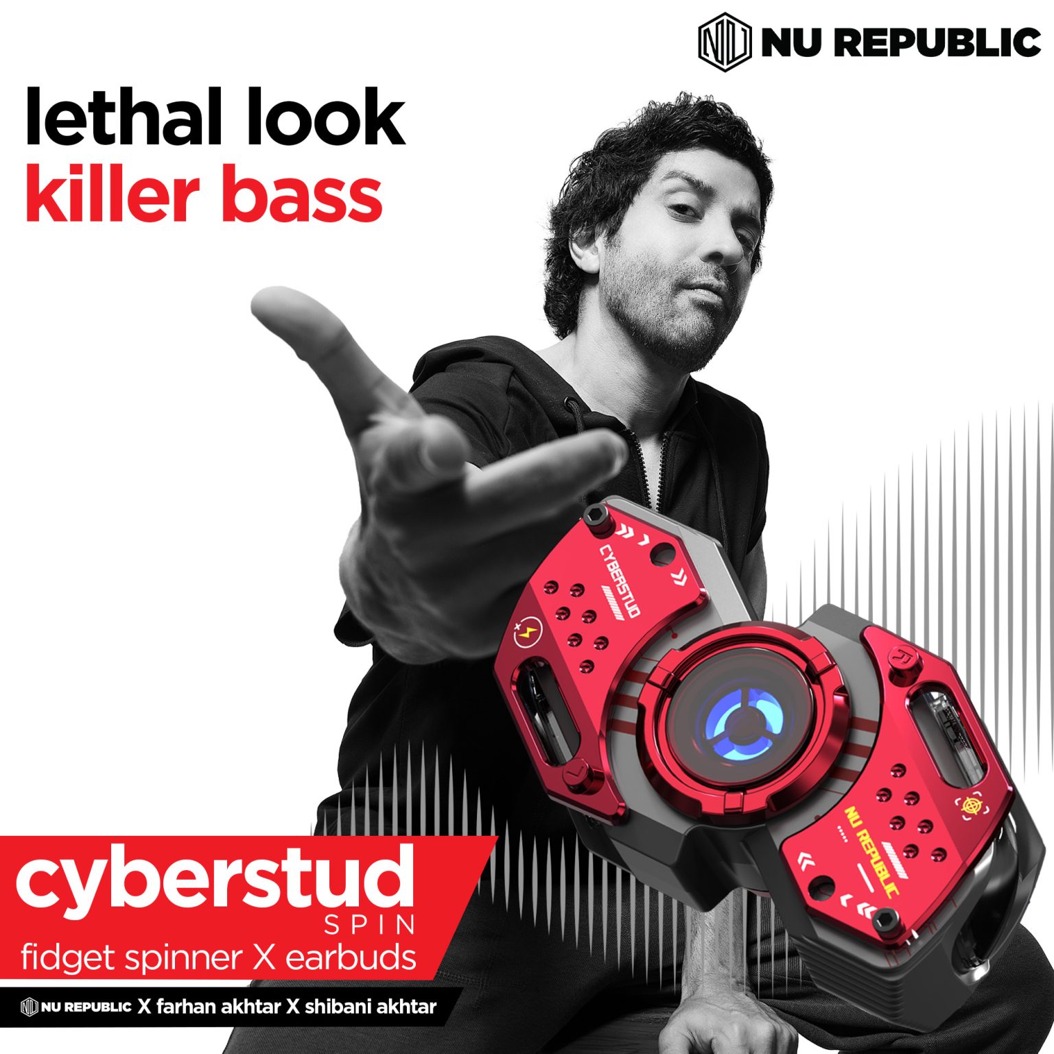 Fidget Spinner x Earbuds? Nu Republic unveils Cyberstud Spin TWS in ...