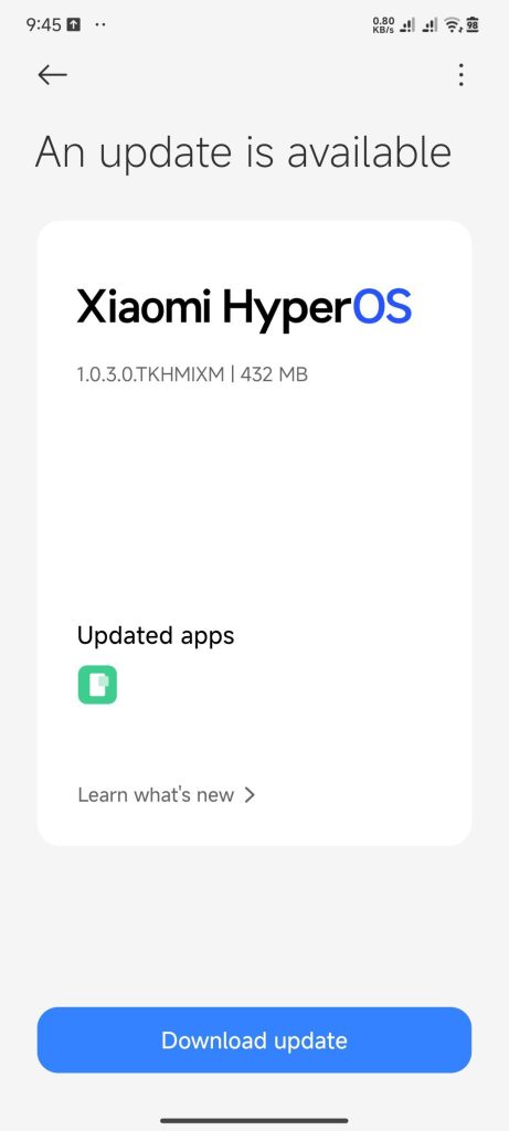 POCO F3 receives the new HyperOS update - Gizmochina