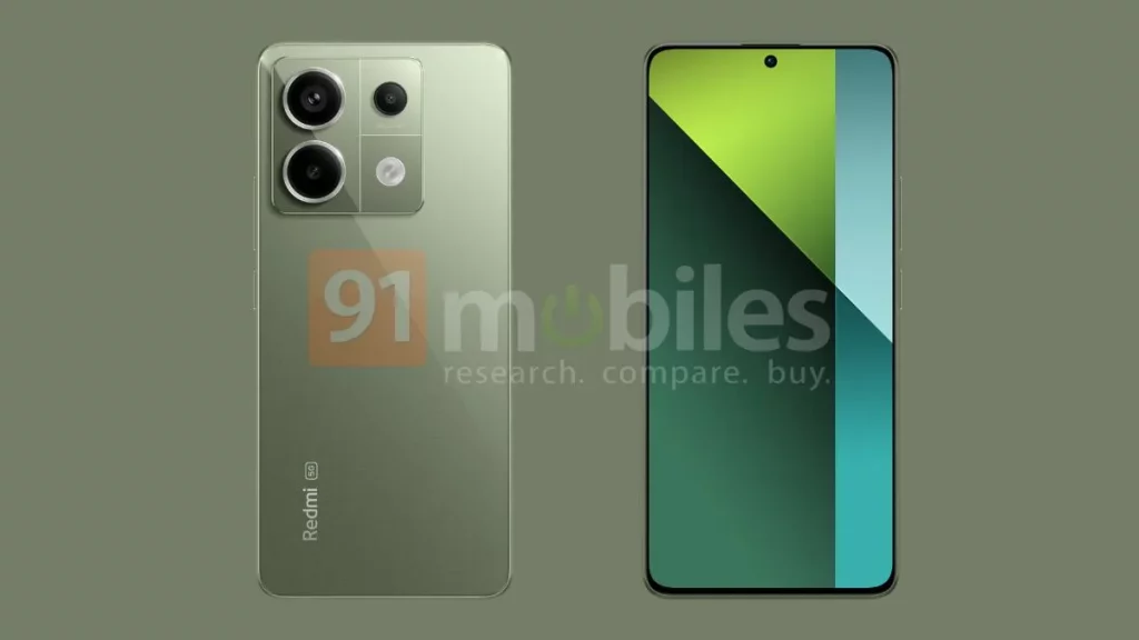 Redmi Note 13 Pro in a fresh green color arriving in India soon ...
