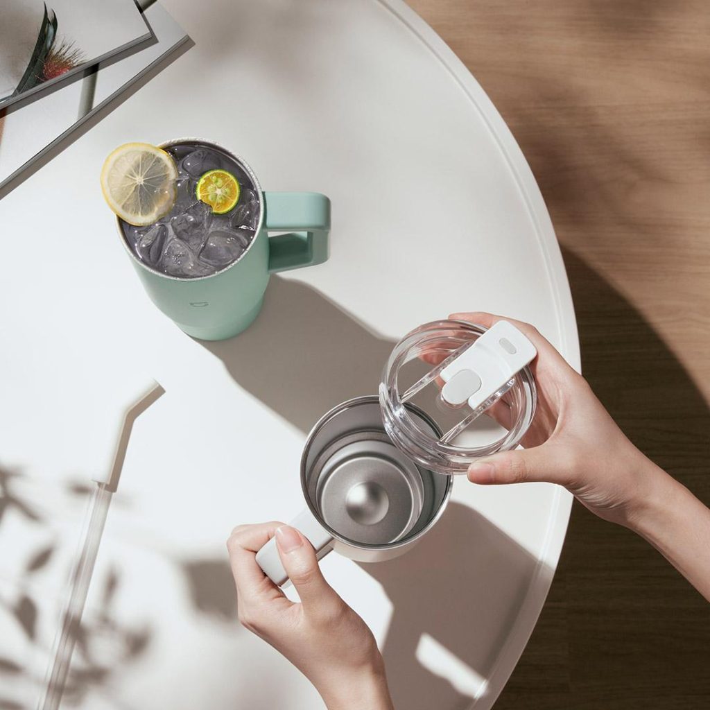 Xiaomi releases Mijia thermos with straw for $13 - Gizmochina
