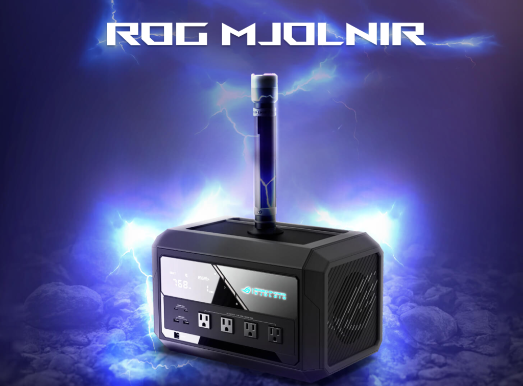 ROG Mjolnir Portable Gaming UPS powers an RTX 4080 system for 1 hour ...