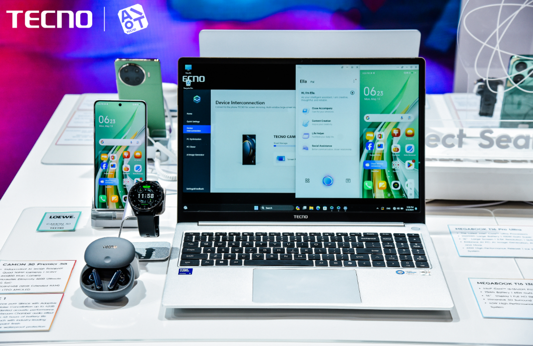 TECNO Unveils AIoT Innovations at COMPUTEX 2024 - Gizmochina