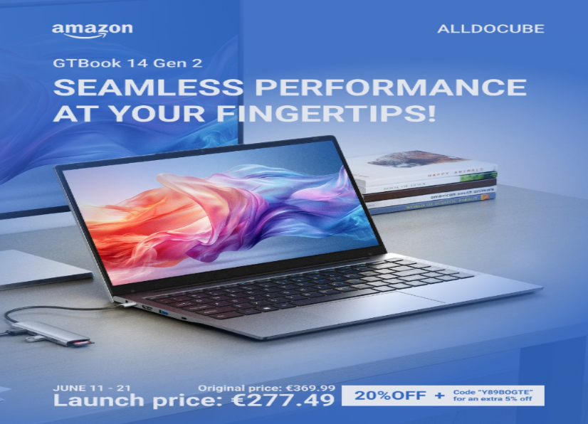 Exclusive Launch Offer: Save 25% on the Alldocube GTBook 14 Gen2 Laptop - Gizmochina