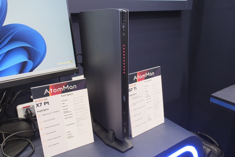 Minisforum's Intel i9-14900HX-powered AtomMan G7 Ti mini PC unveiled with a sleek vertical ...