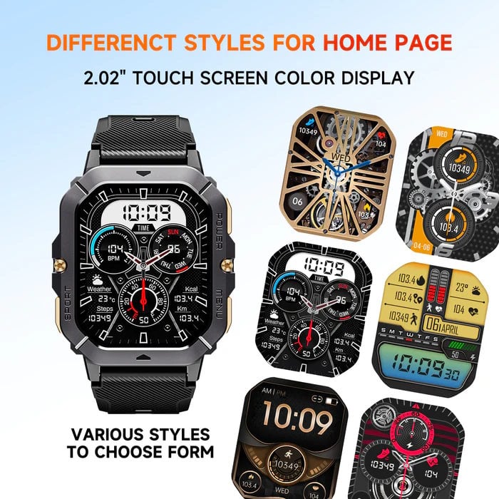 Oukitel BT101 outdoor smartwatch with an AMOLED display, Gorilla Glass & more unveiled - Gizmochina