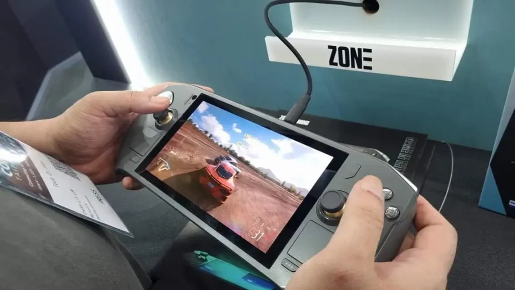 ZOTAC ZONE handheld game console with AMD Ryzen 7 8840U processor ...