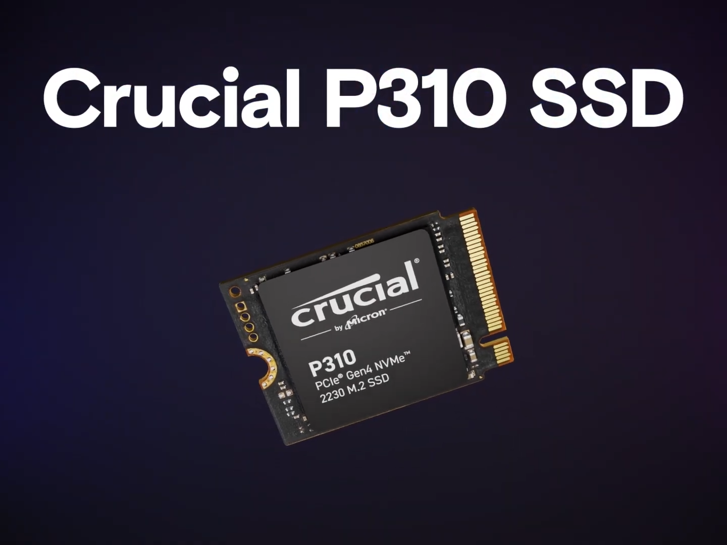 Crucial Unveils P310 M.2 NVMe SSD for Compact Devices, Available in 1TB ...