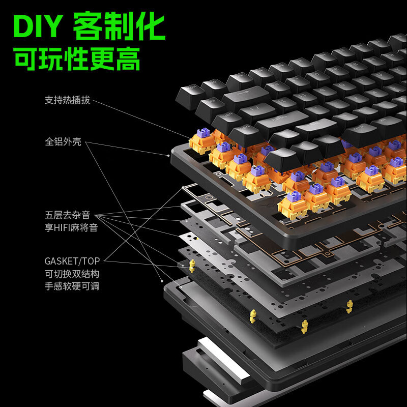 Antgamer launches AGK75 mechanical keyboard with Kailh magnetic ...