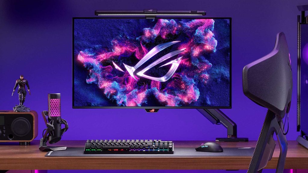 ASUS ROG Swift OLED 32" 4K monitor with dual-mode & 480Hz refresh rate ...