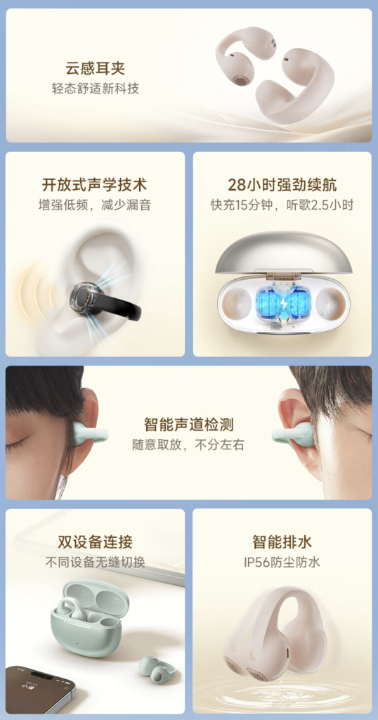 Edifier Comfo Clip launched with $43 price tag in China - Gizmochina