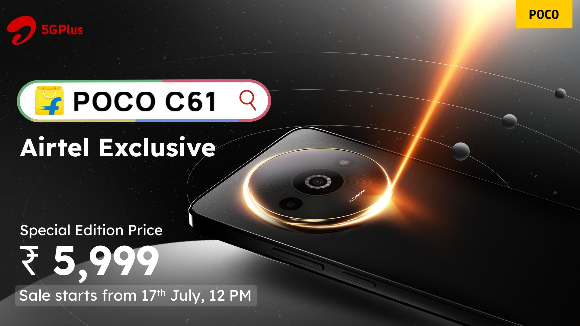 POCO C61 Airtel Locked version unveiled with 50GB free date; costs Rs ... POCO C61 Airtel Locked version unveiled with 50GB free date; costs Rs ...