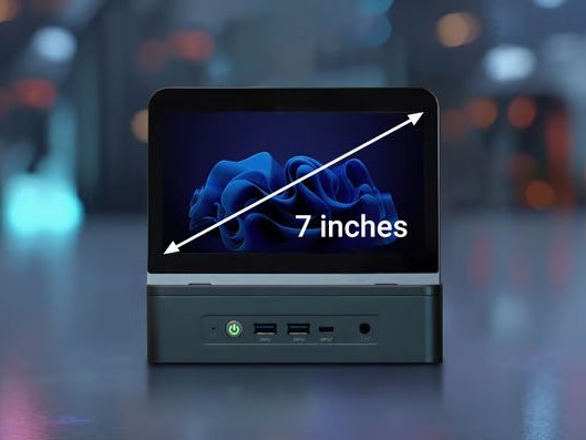 Miniproca mini PC with folding touchscreen and a powerful processor ...
