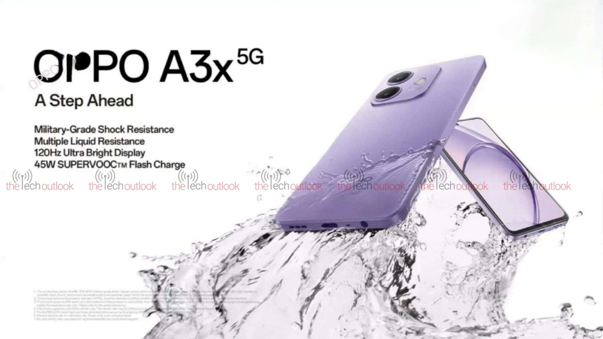 Oppo A3x design & specs leaked ahead of India launch - Gizmochina