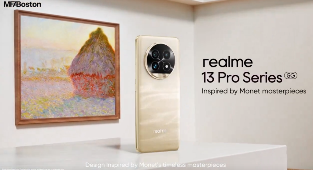 Realme 13 Pro series design teased: 3 color options & vegan leather ...