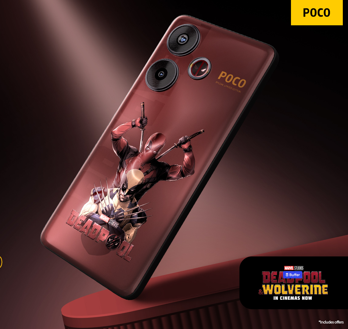 POCO F6 Deadpool & Wolverine Limited Edition smartphone launched in ...