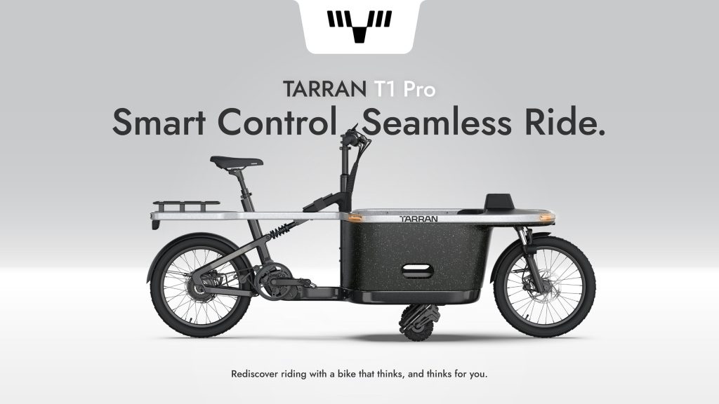 TARRAN T1 Pro e-bike with intelligent landing gear and 485lb payload ...