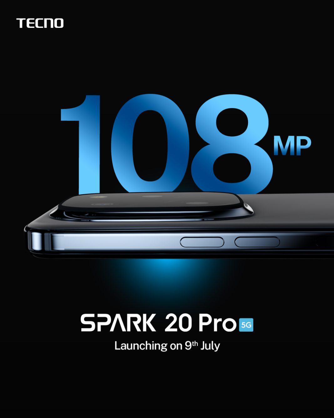 TECNO Spark 20 Pro 5G arrives in India on July 9 - Gizmochina