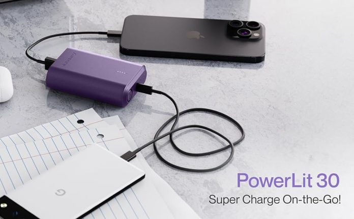 Ambrane PowerLit 30: Compact Power Bank with 10,000mAh Capacity & 30W ...