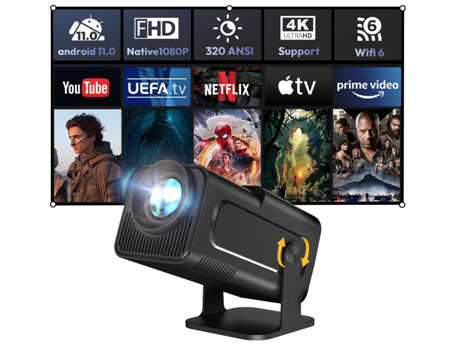 XGODY Gimbal5 Smart Mini Projector: Your ultimate home and travel ...