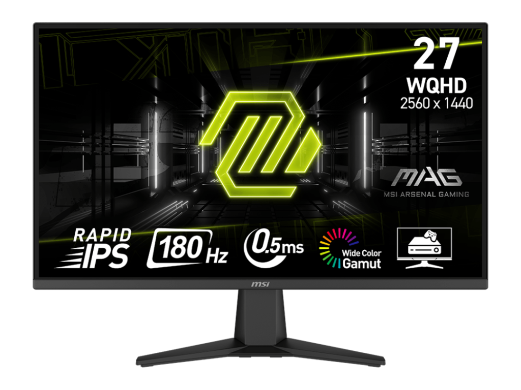MSI MAG 275QF monitor with 27-inch 2K 180Hz Rapid IPS panel unveiled in China for 899 yuan ($124 ...