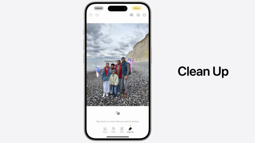 Apple Intelligence Powered 'Clean Up' Tool Lets You Remove Objects In ...