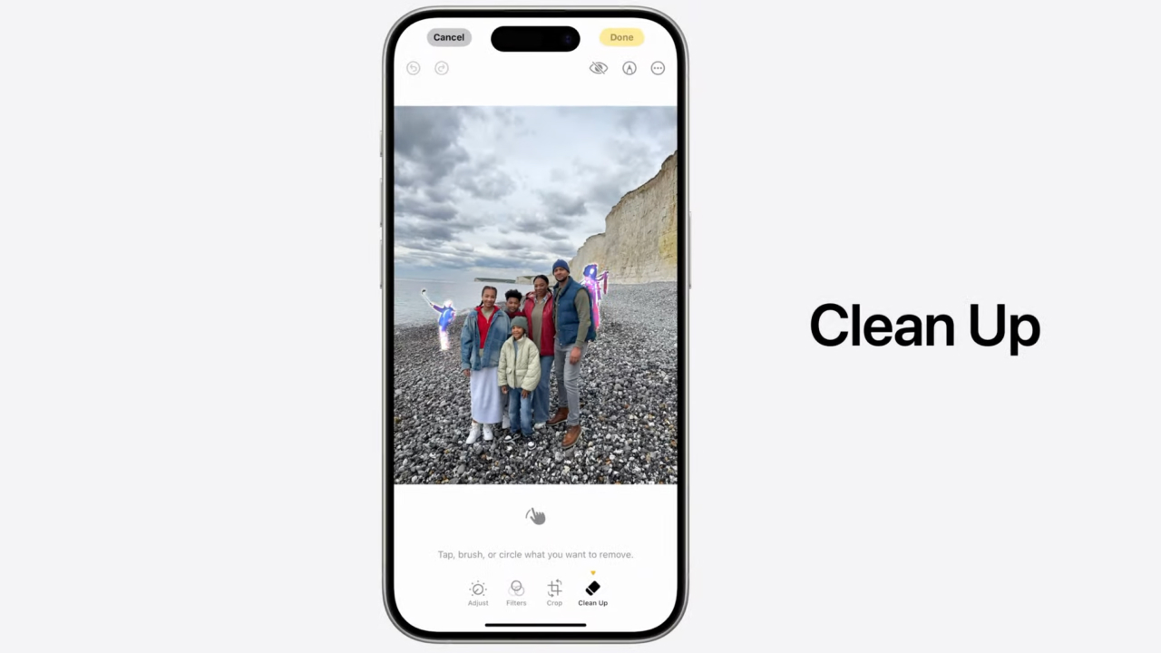 Apple Intelligence Powered 'Clean Up' Tool Lets You Remove Objects In ...