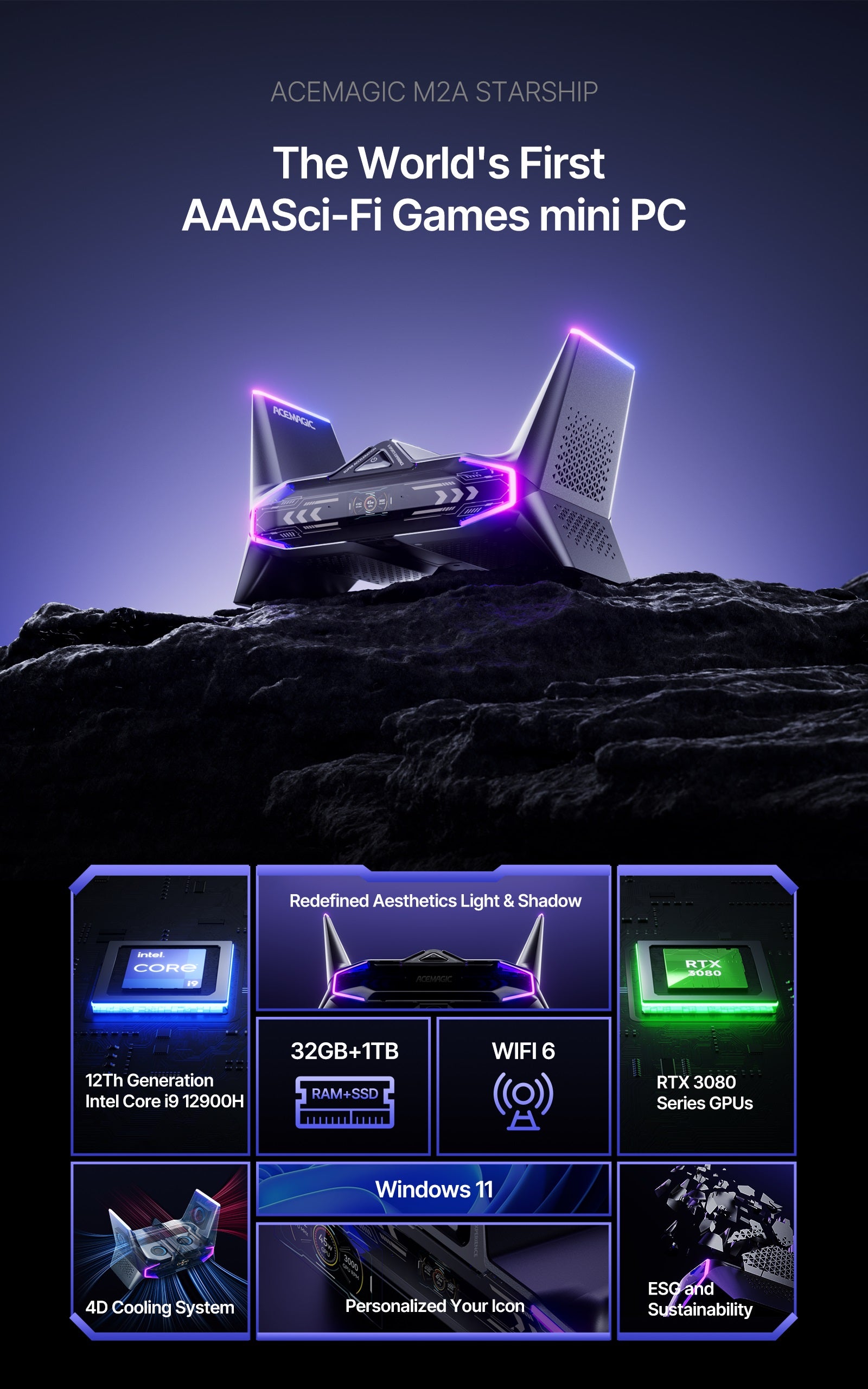 This gaming mini PC looks like it’s straight out of a sci-fi movie ...